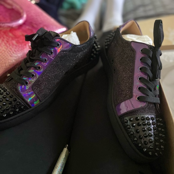 Christian Louboutin | Shoes | Christian Lou Boutin Red Bottom Sneakers ...